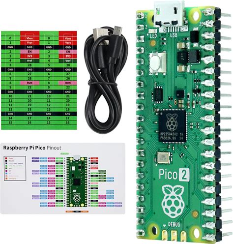 Freenove Raspberry Pi Pico 2 Board Pre Soldered Header Dual Arm Cortex