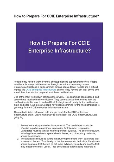 Ppt How To Prepare For Ccie Enterprise Infrastructure Powerpoint