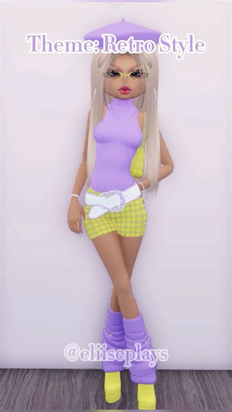 Retro Style Dress To Impress In Dress To Impress Retro Fashion