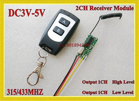 Dc 3v 5v Mini Receiver Module 3v 37v 45v 5v Rf 2 Grandado
