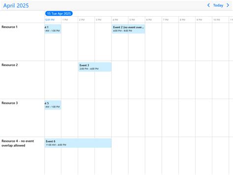 Timeline Prevent Event Overlap Example Mobiscroll