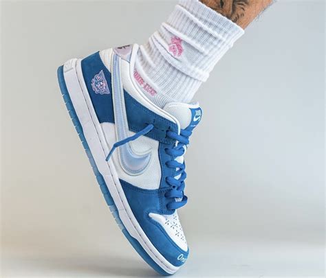 how the born x raised x nike sb dunk low looks on feet the elite