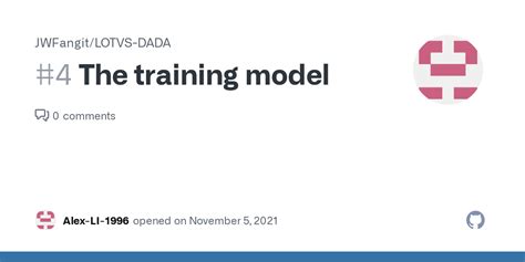 The Training Model Issue JWFangit LOTVS DADA GitHub