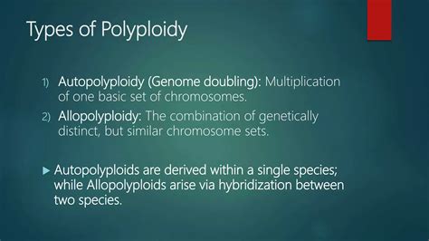 Polyploidy In Ornamental Crops Pptx