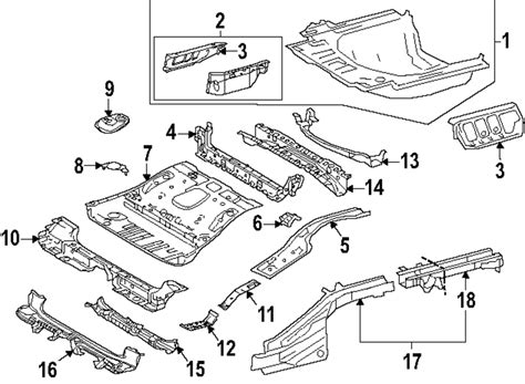 2025 Toyota Camry Cross Rail 57505 06050 Toyota Parts Express