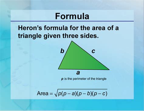 Triangle Area Herons Formula Calculator At Michiko Durbin Blog