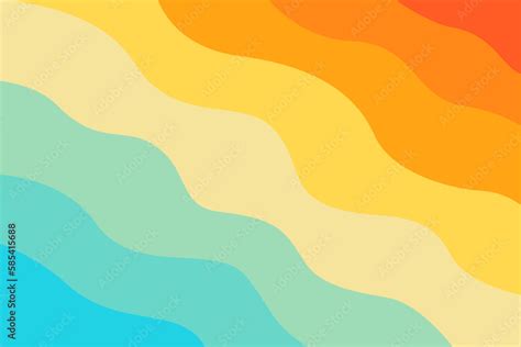 Colorful Abstract Pattern Background Template Summer Concept Vector Illustration Stock Vector