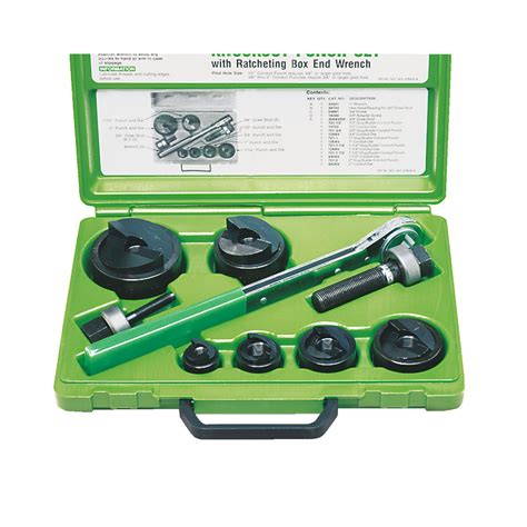 Greenlee 7238sb Slug Buster Manual Knockout Punch Set Jensentools