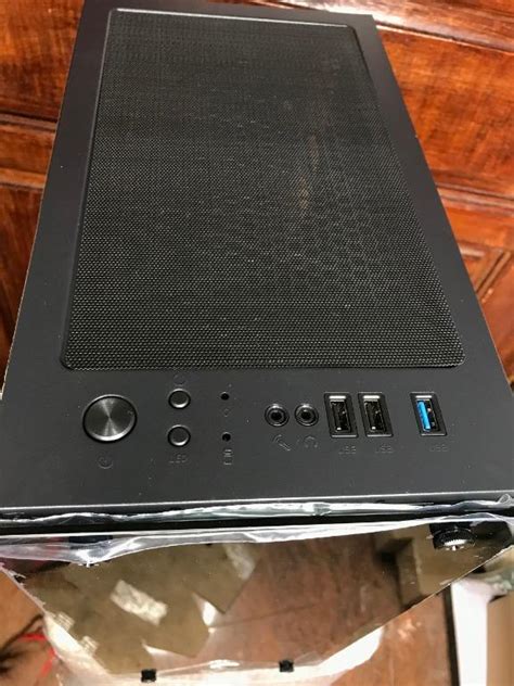 Inplay Meteor 01 Tempered Glass Atx Pc Case Black Computers And Tech