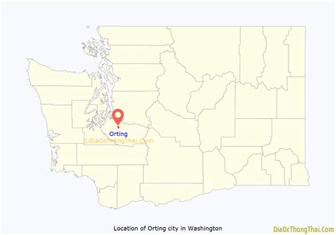 Map Of Orting City Thong Thai Real