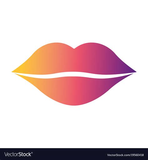 Women Lips Cartoon Kiss Design Royalty Free Vector Image