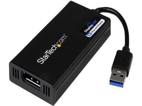 StarTech Com USB32DP4K USB 3 0 To 4K DisplayPort External Multi Monitor Graphics Adapter