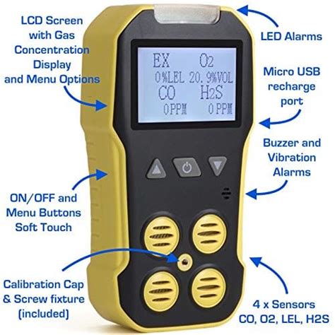 Basic Multigas Detector 4 Gas Monitor Forensics Detectors
