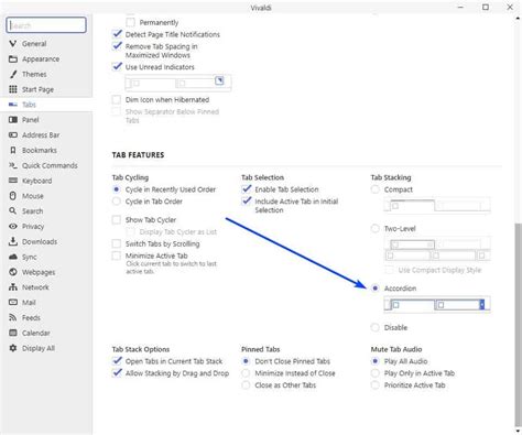 Vivaldi Snapshot 2328 3 Introduces Accordion Tab Stacking And Silent Updates Ghacks Tech News