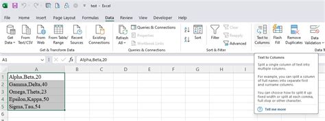 Andrea314 Microsoft Excel Text To Columns Function