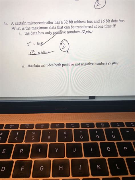 Solved A Certain Microcontroller Has A 32 Bit Address Bus