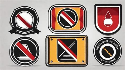 Premium Photo Warning Labels On Potentially Unsafe Products