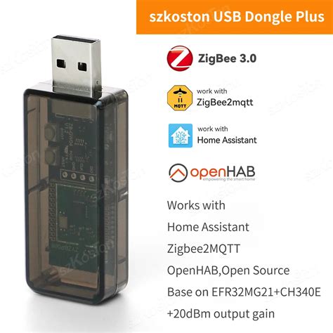 Efr32mg21 Zigbee 3 Usb Dongle Plus Universal Open Source Gateway Works Home Assistant Openhab