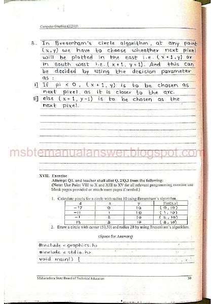 22318 Computer Graphics Cgr Solved Lab Manual Pdf Manual Answer Msbte