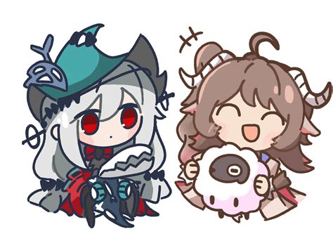 Banbon Eyjafjalla Arknights Eyjafjalla The Hvit Aska Arknights Seaborn Arknights Skadi