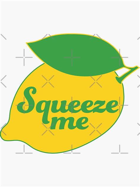 Squeeze Me Sticker By Issylang Redbubble