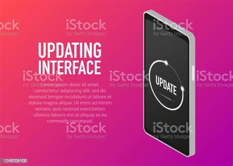 시스템 소프트웨어 업데이트 개념입니다 스마트폰 화면에서 로딩 프로세스 벡터 그림입니다 개념에 대한 스톡 벡터 아트 및 기타 이미지 개념 개선 다양 Istock