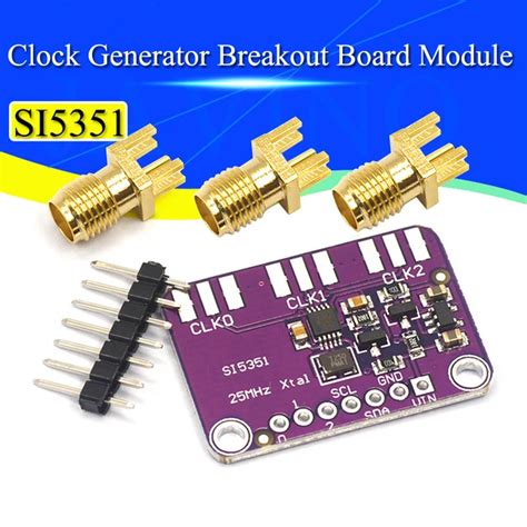 Dc 3v 5v 5351 Si5351a Si5351 I2c Óragenerátor Kitörési Táblázat Modul