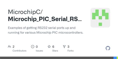 Github Microchipc Microchip Pic Serial Rs232 Examples Of Getting