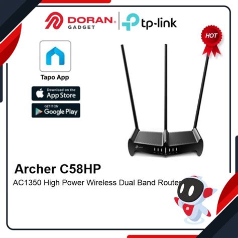 Jual TP Link TPLink TP Link Archer C HP AC High Power Wireless Dual Band Router Garansi