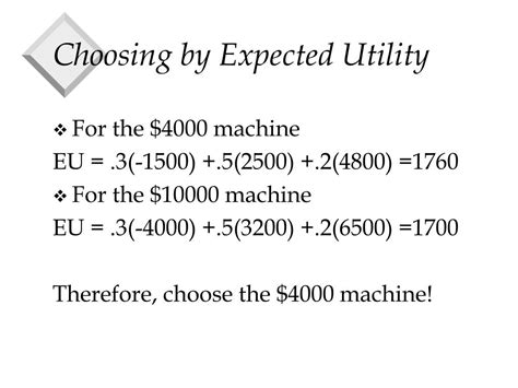 Ppt Problems With Expected Utility Powerpoint Presentation Free Download Id 4554923