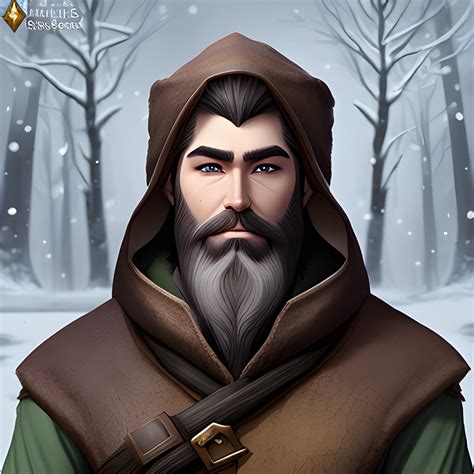 Eladrin Winter Ranger Male With Dark Beard Arthubai