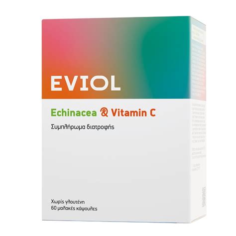Eviol Echinacea And Vitamin C Ανοσοποιητικό σύστημα Vita4you