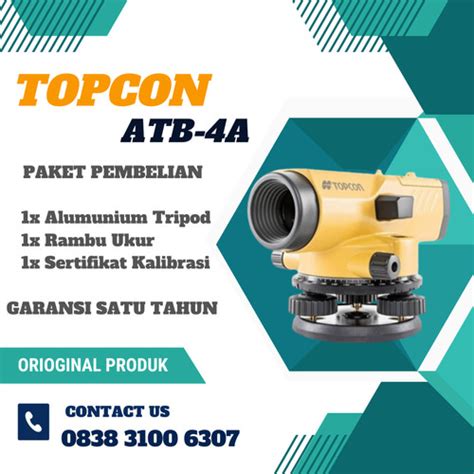 Jual Automatic Level Topcon At B4a Waterpass Topcon At B4a Topcon Atb 4a Jakarta Barat Pt