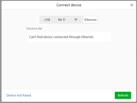 XCS Can T Find The Device Through Ethernet Cable P2 XTool