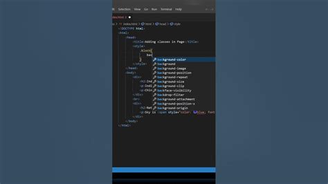 How To Use Class Css Html Ytshorts Shorts Youtube
