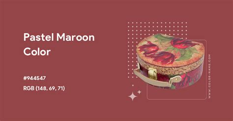 Pastel Maroon Color Hex Code Is 944547