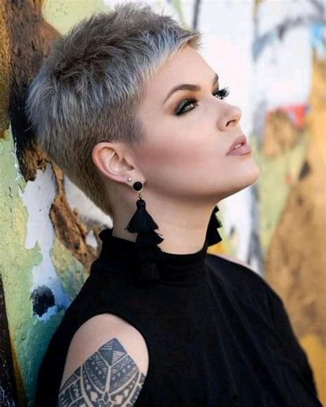 44 Pixie Hairstyles Ideas Super Short Hair Short Hair Styles Pixie