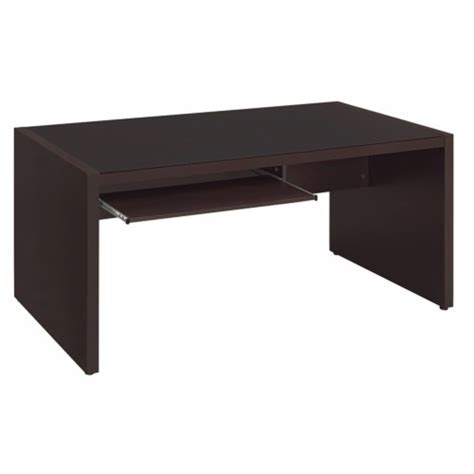 Classy Computer Desk With Keyboard Drawer Cappuccino Saltoro Sherpi 1 Unit Frys Food Stores