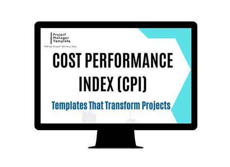 Cost Performance Index Cpi Template Project Templates