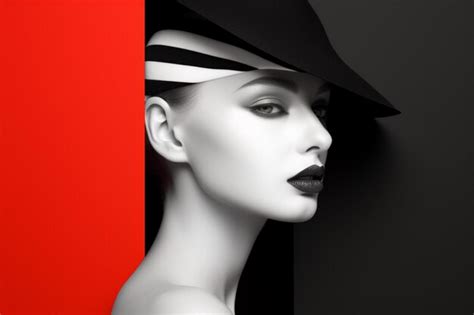 Premium Ai Image Bold Contrast To Create A Striking Visual Effect