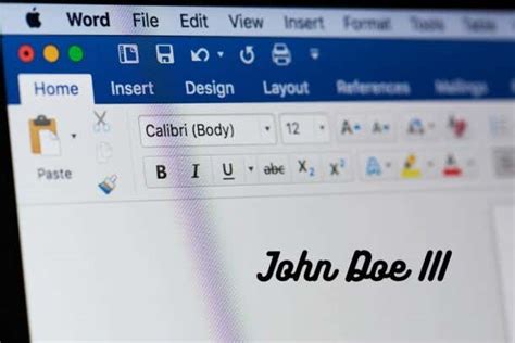 How To Add A Signature In Microsoft Word
