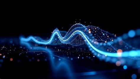 Futuristic High Contrast 3d Graph Visualizer With Glowing Data Nodes