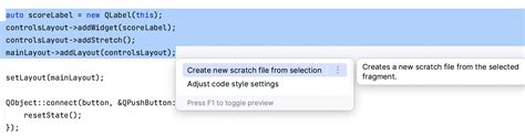 scratch files clion documentation