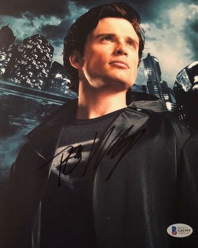 Tom Welling Signed Autographed 8x10 Photo Smallville Beckett