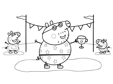 Распечатать свинку пеппу раскраска 84 фото