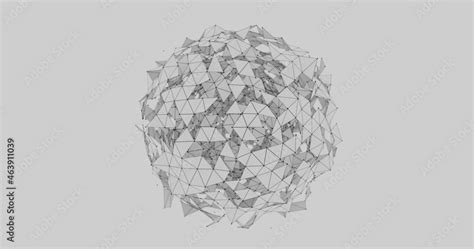 3d Wireframe Render Stock Illustration Adobe Stock