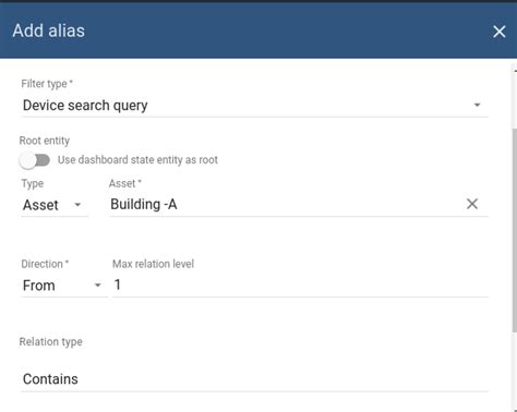 Dashboard Add Alias Issue For Device Search Query · Issue 1708
