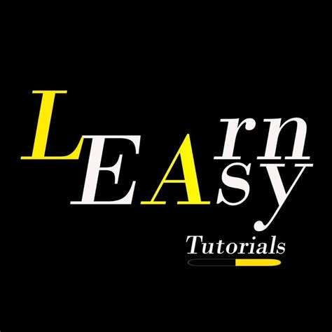 Learn Easy Tutorials Youtube