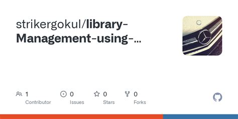 GitHub Strikergokul Library Management Using Django