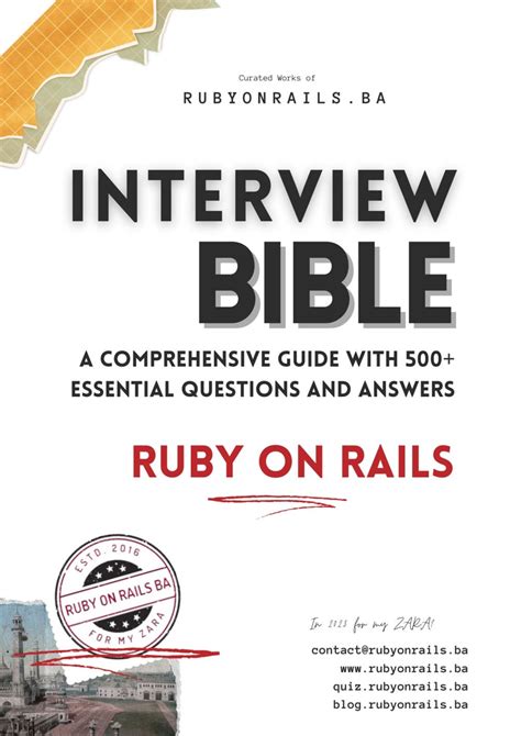 Has Anyone Read The Ruby On Rails Interview Bible Worth It Rinterviewbible